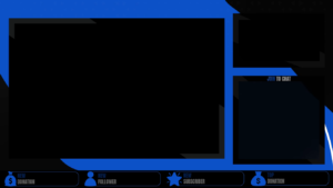 BEST FREE STREAM OVERLAY TEMPLATE FOR OBS STUDIO