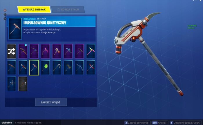 DEWASTATOR Devastator FORTNITE SKIN oraz SET FUZJA BURZY