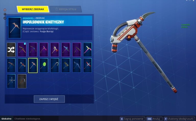 DEWASTATOR Devastator FORTNITE SKIN oraz SET FUZJA BURZY